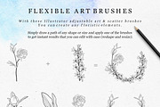 Adjustable Vector Flexible Brushes, a Brush Add-On by Olya Creative