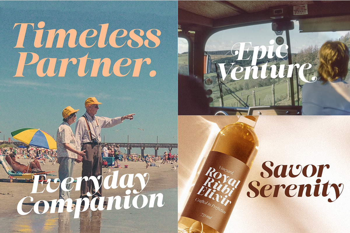 Capsule Eighty Retro Serif Font