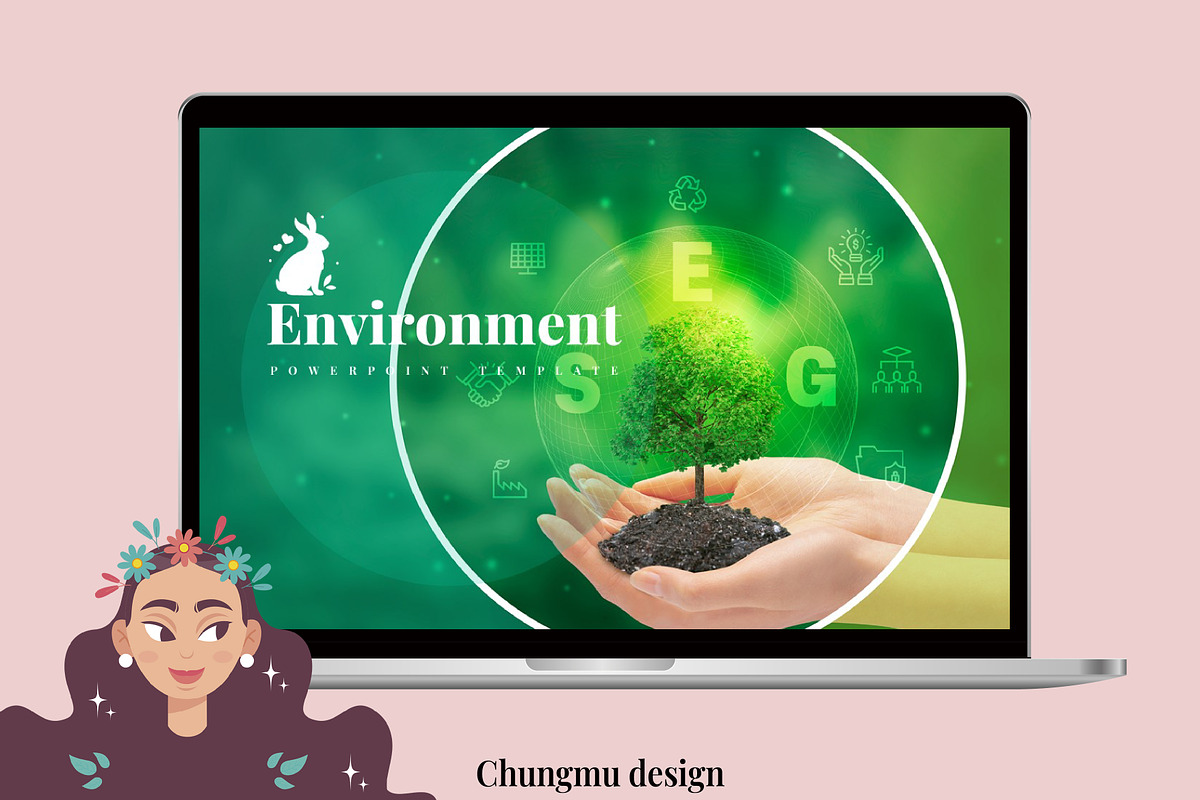 environment ppt template, a Presentation Template by chungmudesign