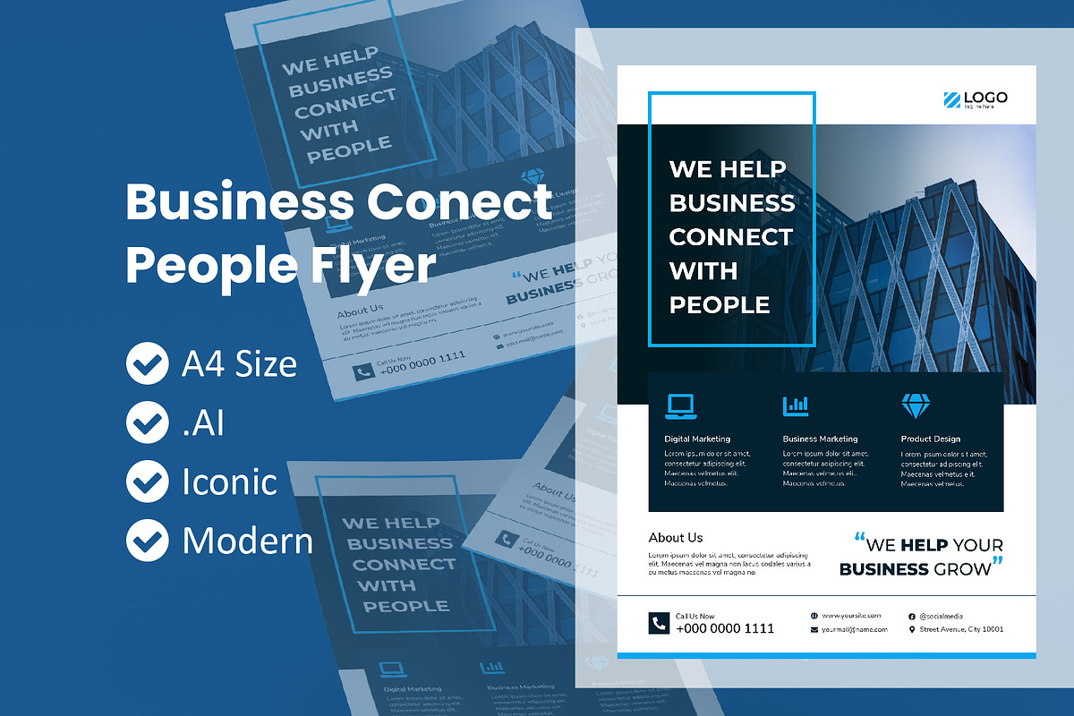 Business Corporate People Flyer, a Flyer Template by rivatxfz