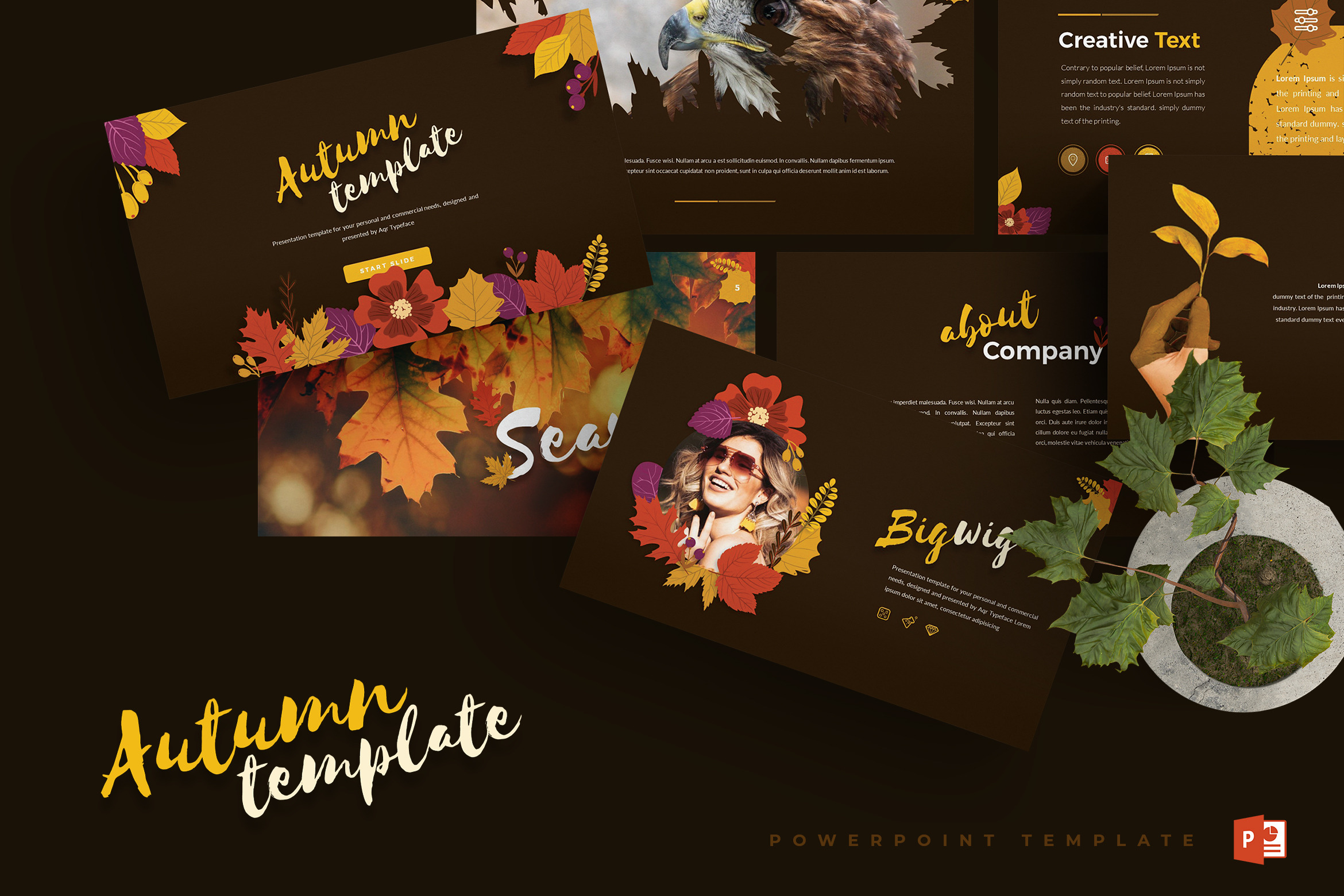 Autumn - Powerpoint Template, a Presentation Template by AQR Studio