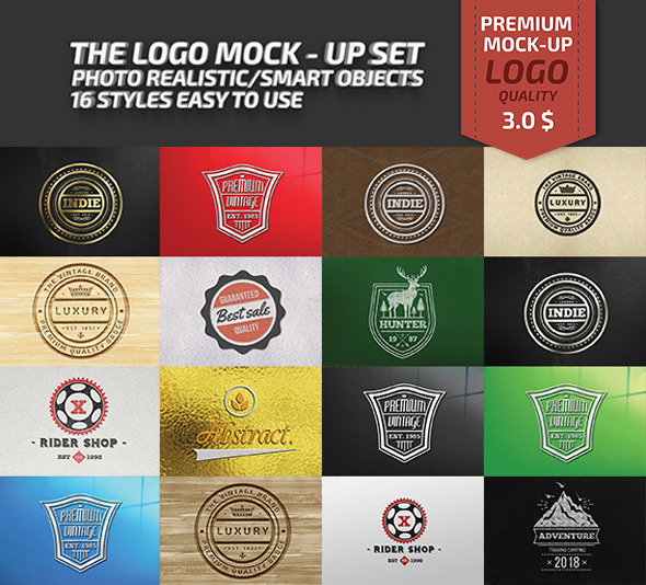 The Logo Mock-Up Set, a Product Mockup by The Craftsman