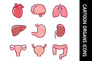 Cartoon Internal Organs, an Emoji Icon by Irina Mir