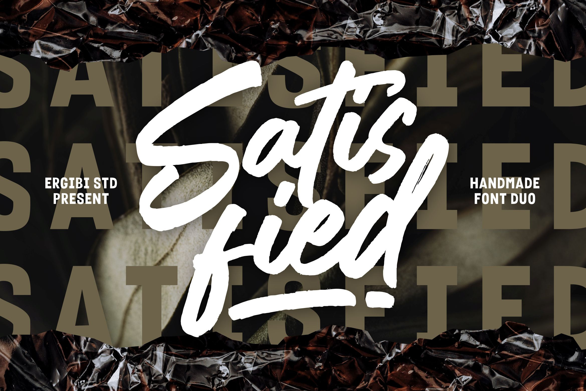Satisfied - BRUSH FONT, a Script Font by ErgibiStudio