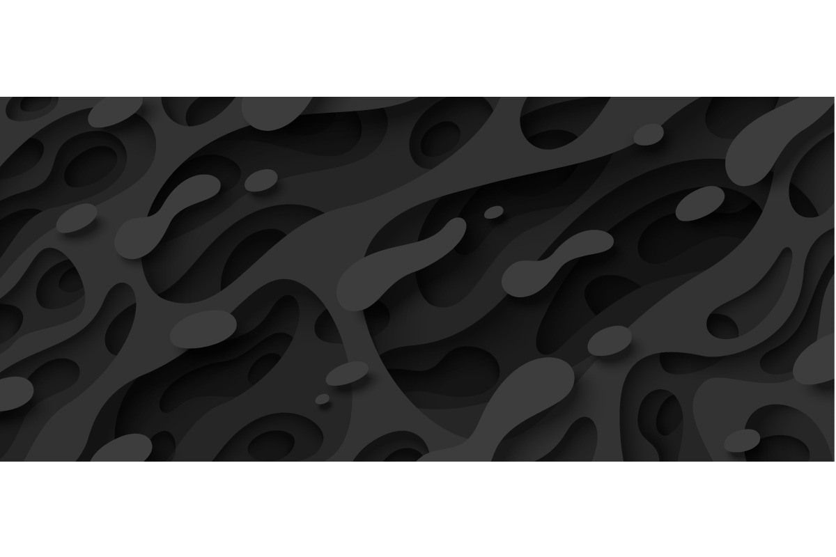 Black paper cut background, a Texture Graphic by kotoffei