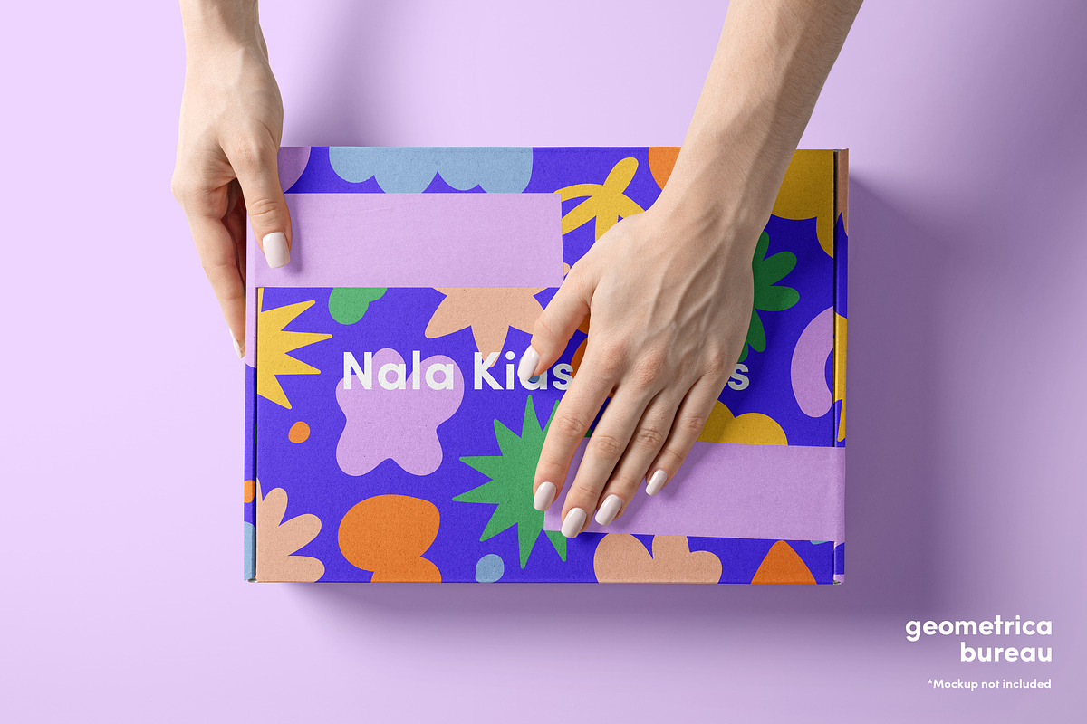 Funky Shapes, a Pattern Graphic by Geometrica Bureau | Creative Market