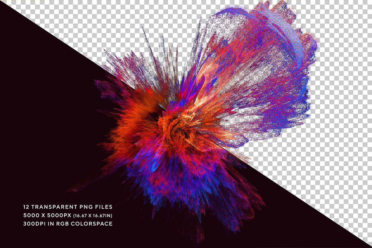 Catalyst v1: Explosive Textures, a Texture Graphic by RuleByArt