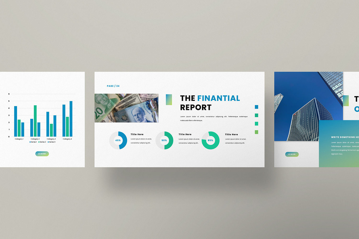 Banking Powerpoint Template, a Presentation Template by Portocraft