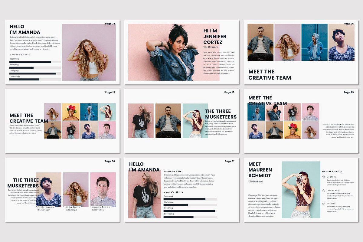 PASTEL - Google Slides Template, a Presentation Template by deasign