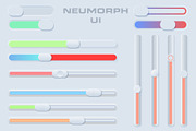neumorphic UI circle set, an Illustration by Vitamin