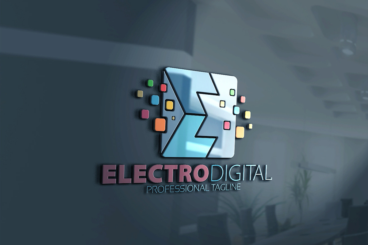 E Digital Letter Logo, a Branding & Logo Template by essegraphic