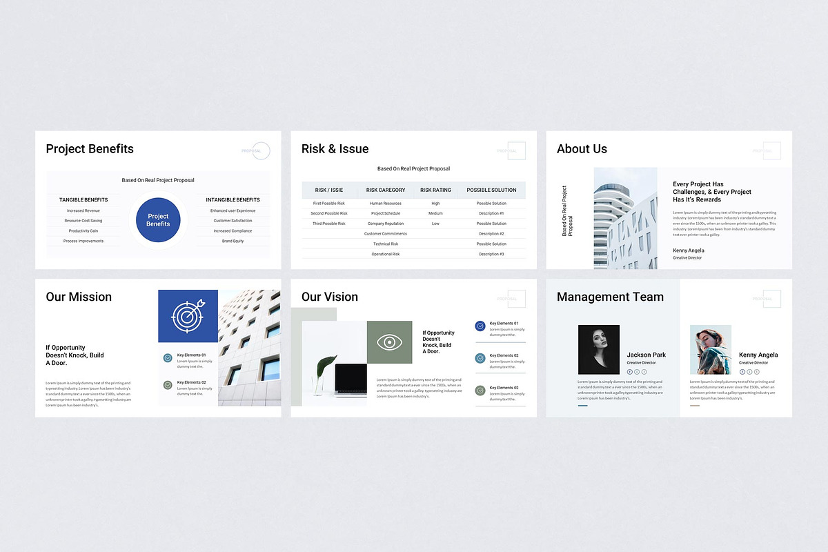 Project Proposal Presentation Design, a Presentation Template by ...