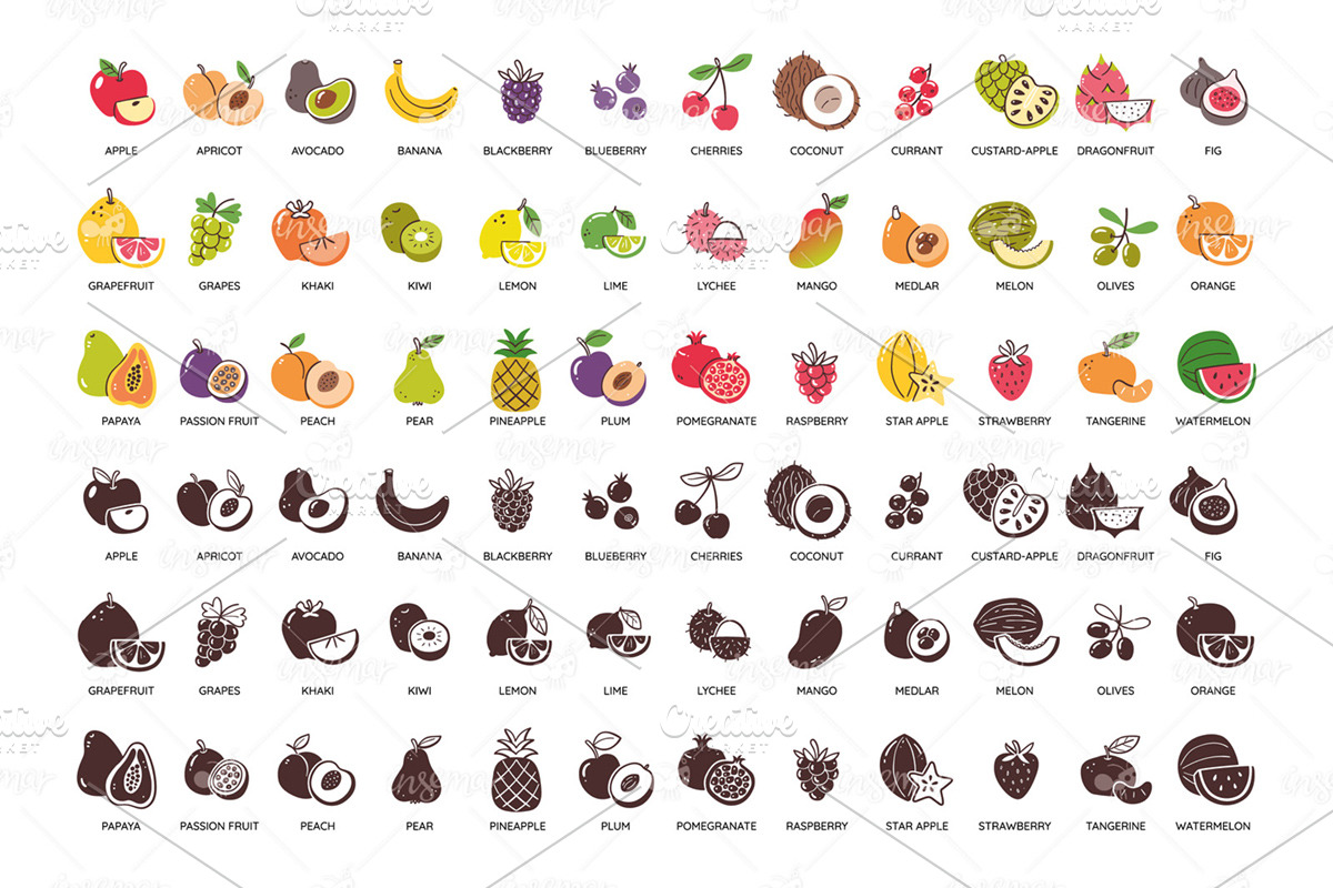 Fruit Icon Collection