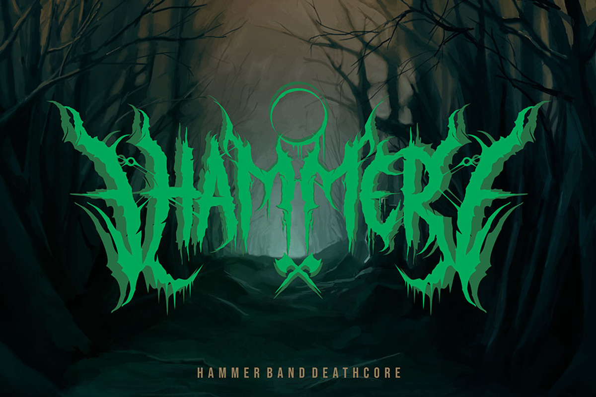 Northen (Deathcore), a Blackletter Font by Rvq Type Foundry
