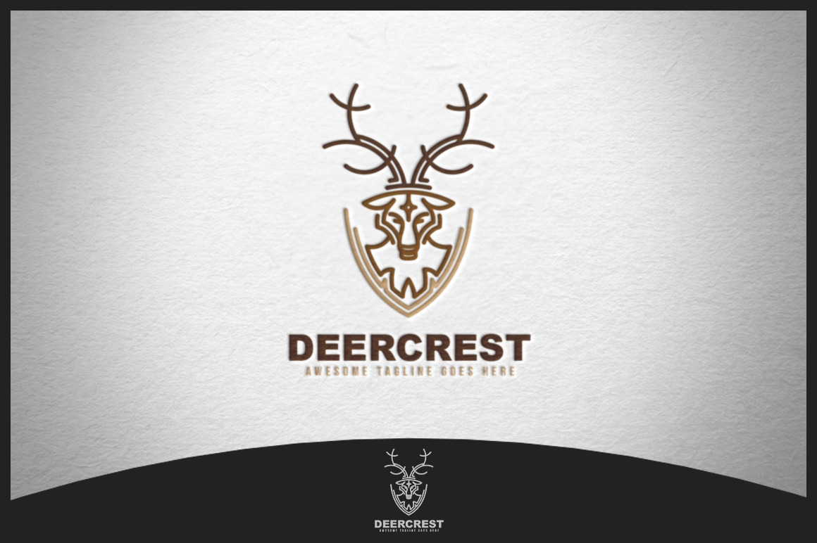 Deercrest Logo, a Branding & Logo Template by Scredeck | Creative Market