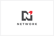 Network - Letter N Logo Template, a Branding & Logo Template by yopie
