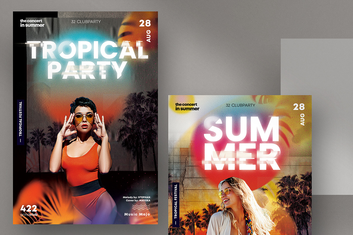 The Summer Festival Flyers, a Flyer Template by PixelsDesign