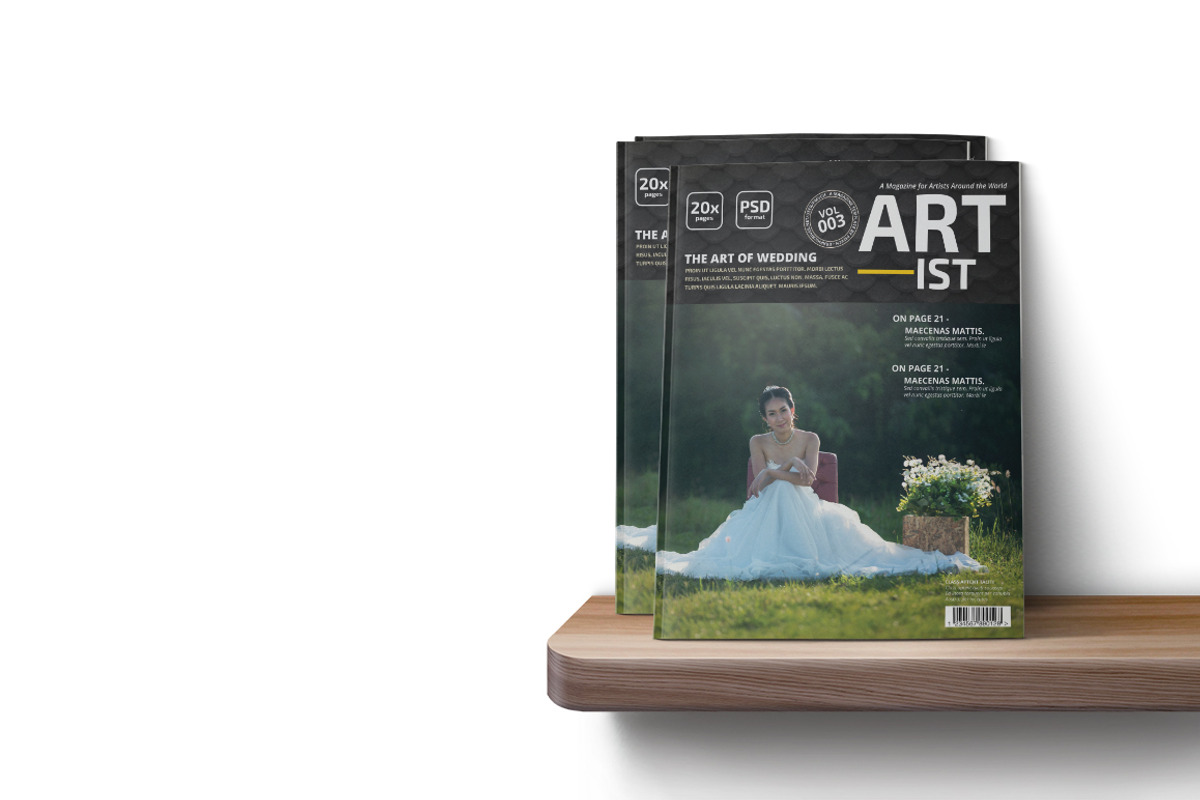 Art-ist Magazine Template Vol.3, a Magazine Template by pmvch