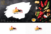 Bullet Food Logo, an Object Graphic by Vector Stall
