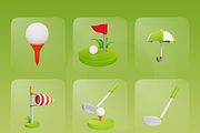 Golf 3D Illustration | Creative Market