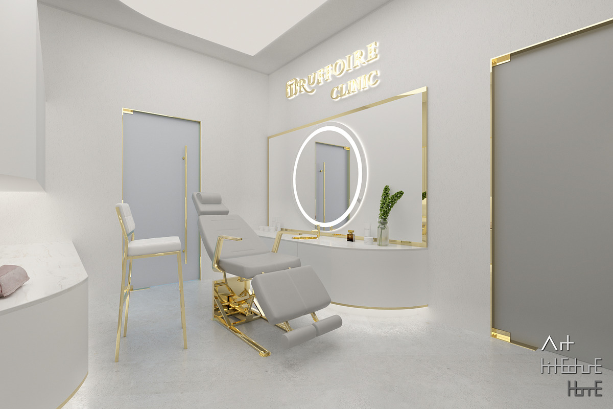Clinic Interior 3D Mockup skp, obj, an Architecture 3D Model by ...
