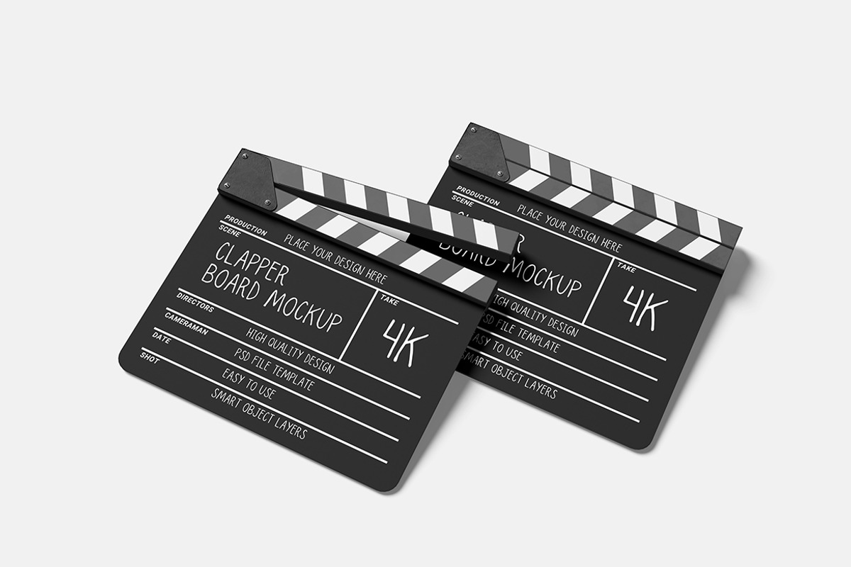 Clapper Board Mockup, a Product Mockup by bimockup