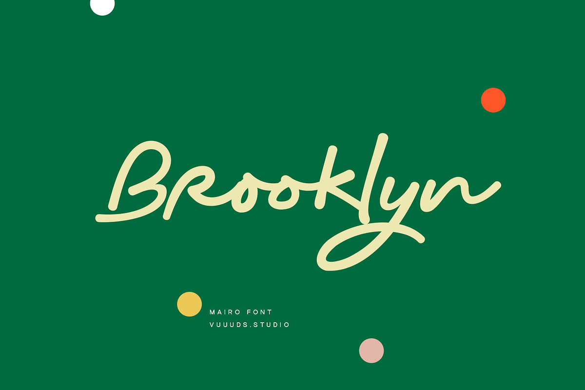 Mairo, a Sans Serif Font by vuuuds