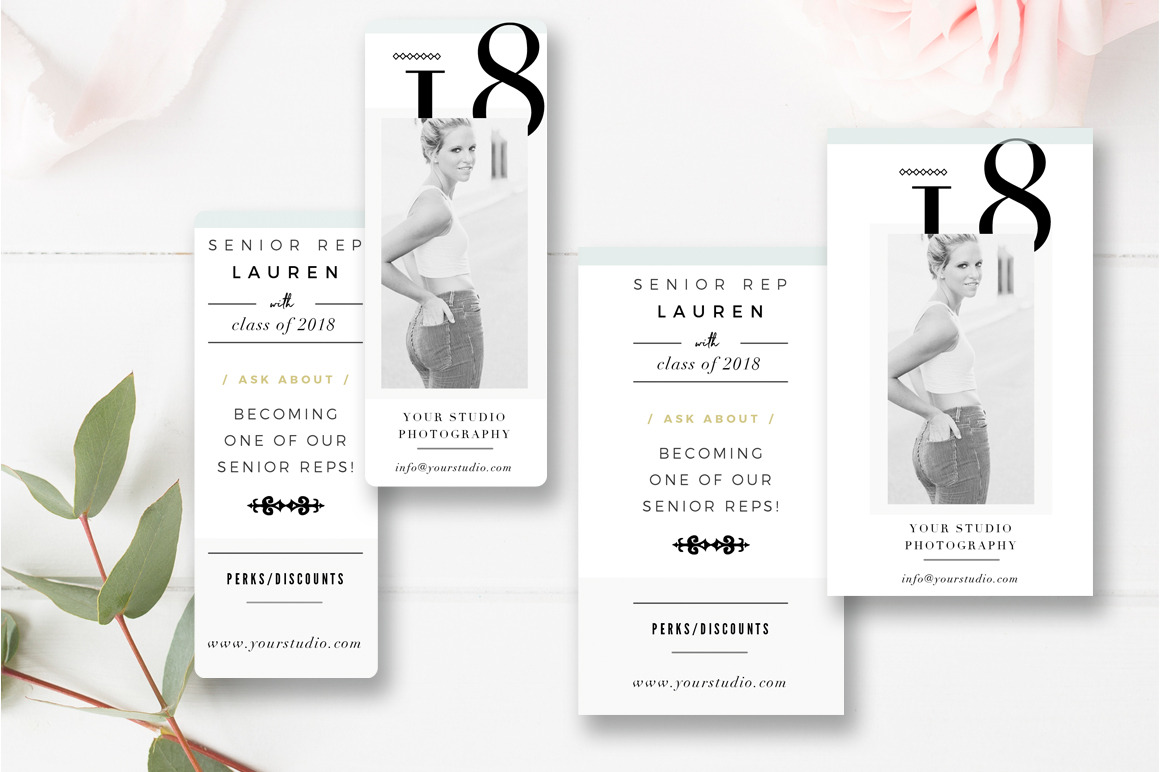 Senior Rep Card Templates, a Card Template by By Stephanie Design