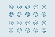 20 Line Emoticons, an Emoji Icon by Creative VIP