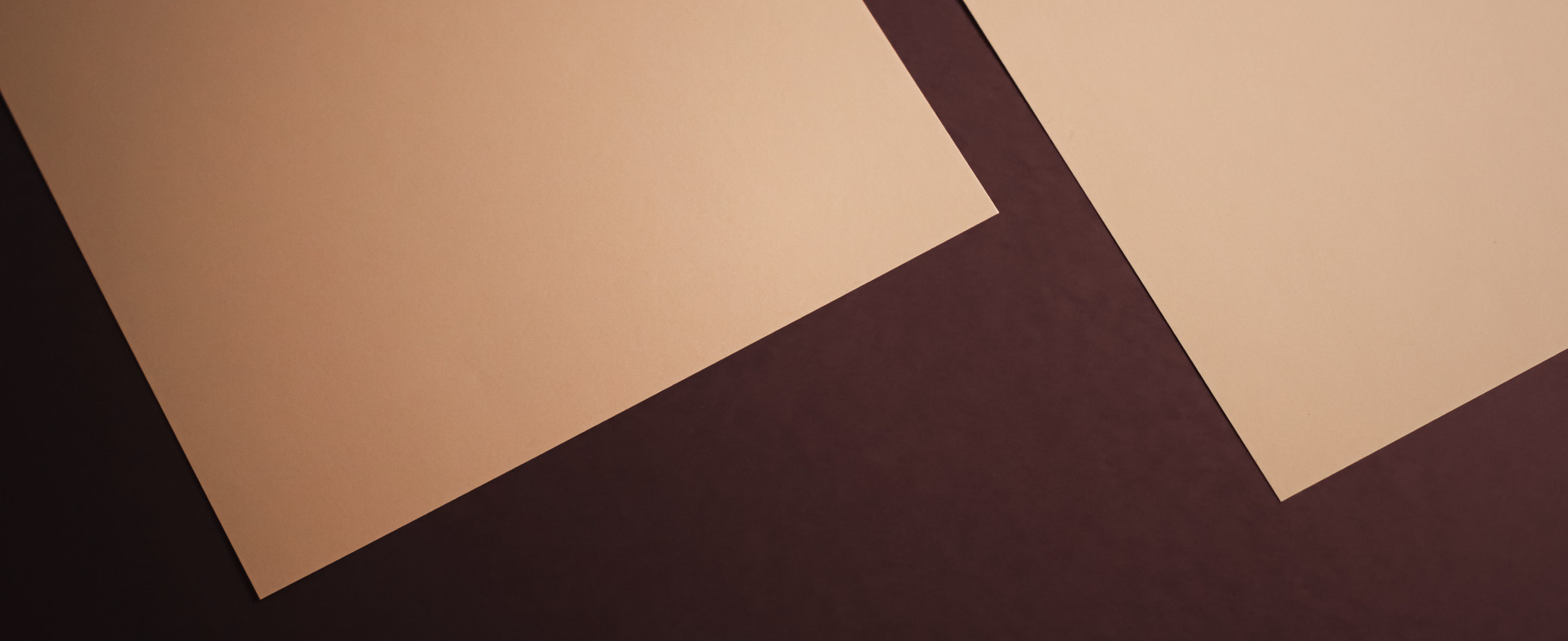 Blank A4 paper, beige on dark background as office stationery fl, a ...