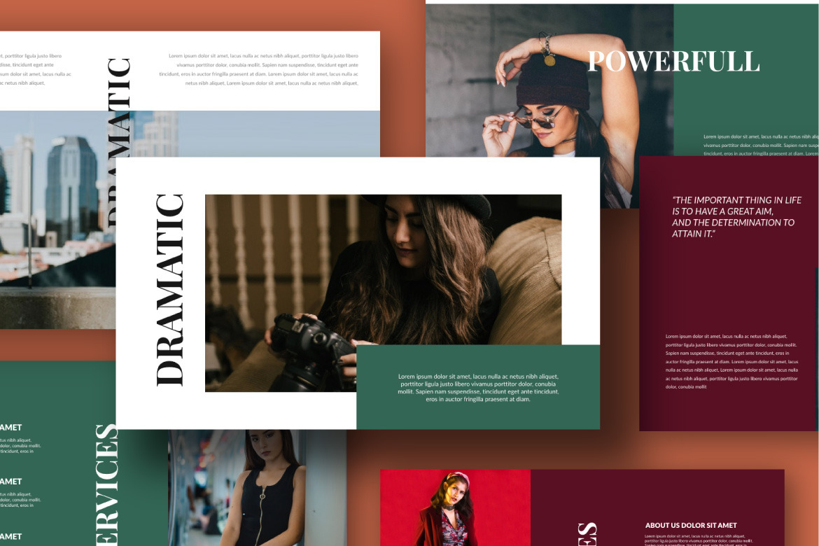 Dramatic - Google Slide, a Presentation Template by Dirtytemp Studio