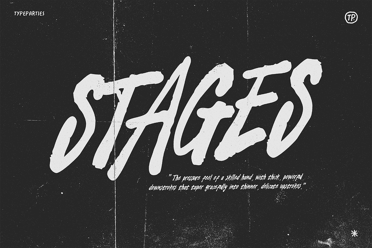Stages Brush Font