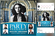 Party All Night Flyer, a Flyer Template by KiraYamato Design Studio