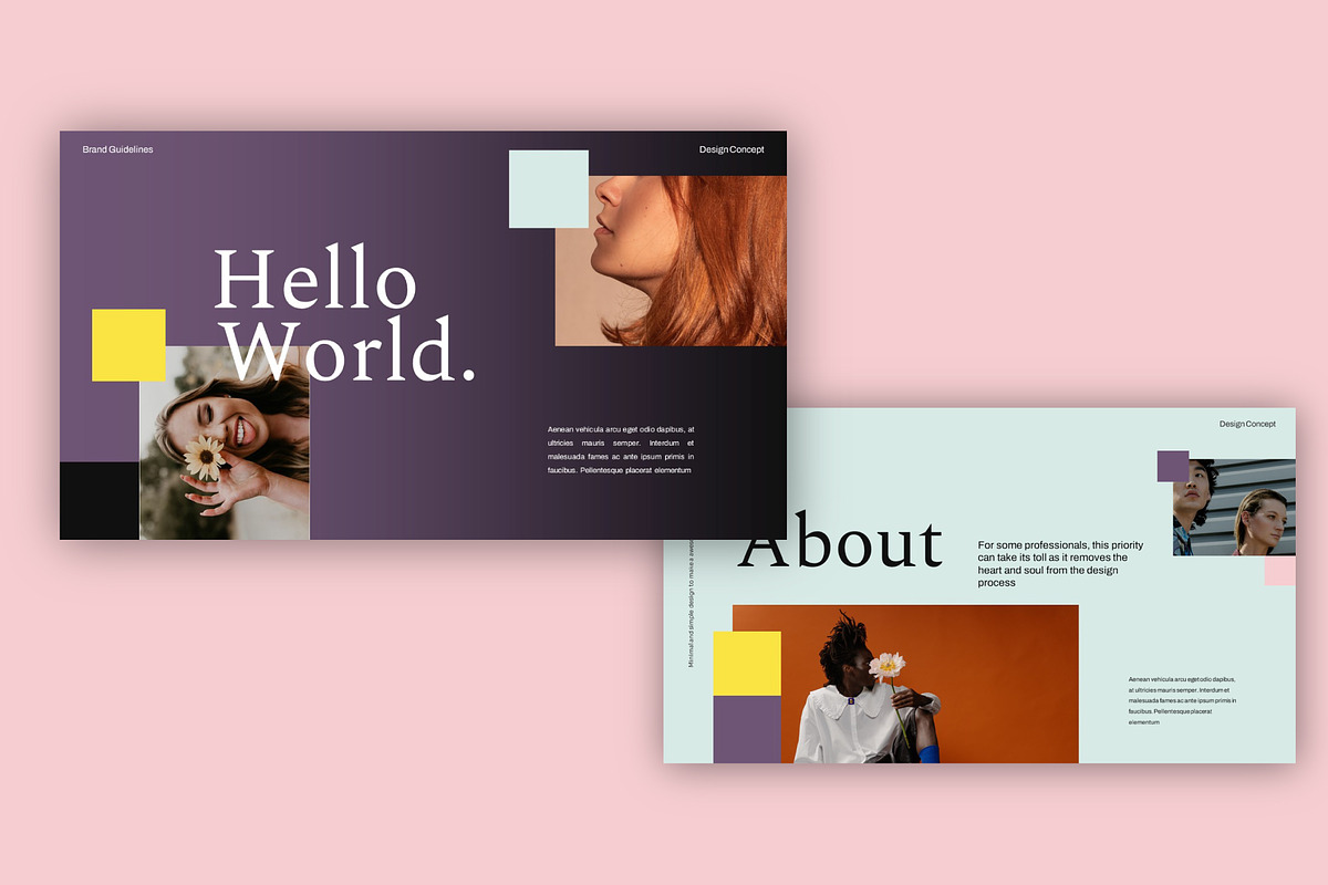 Gen-Z Minimal Powerpoint, a Presentation Template by Dirtytemp Studio