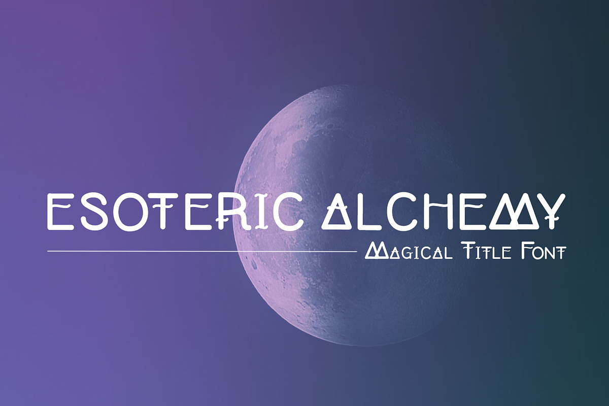 Esoteric Alchemy Font
