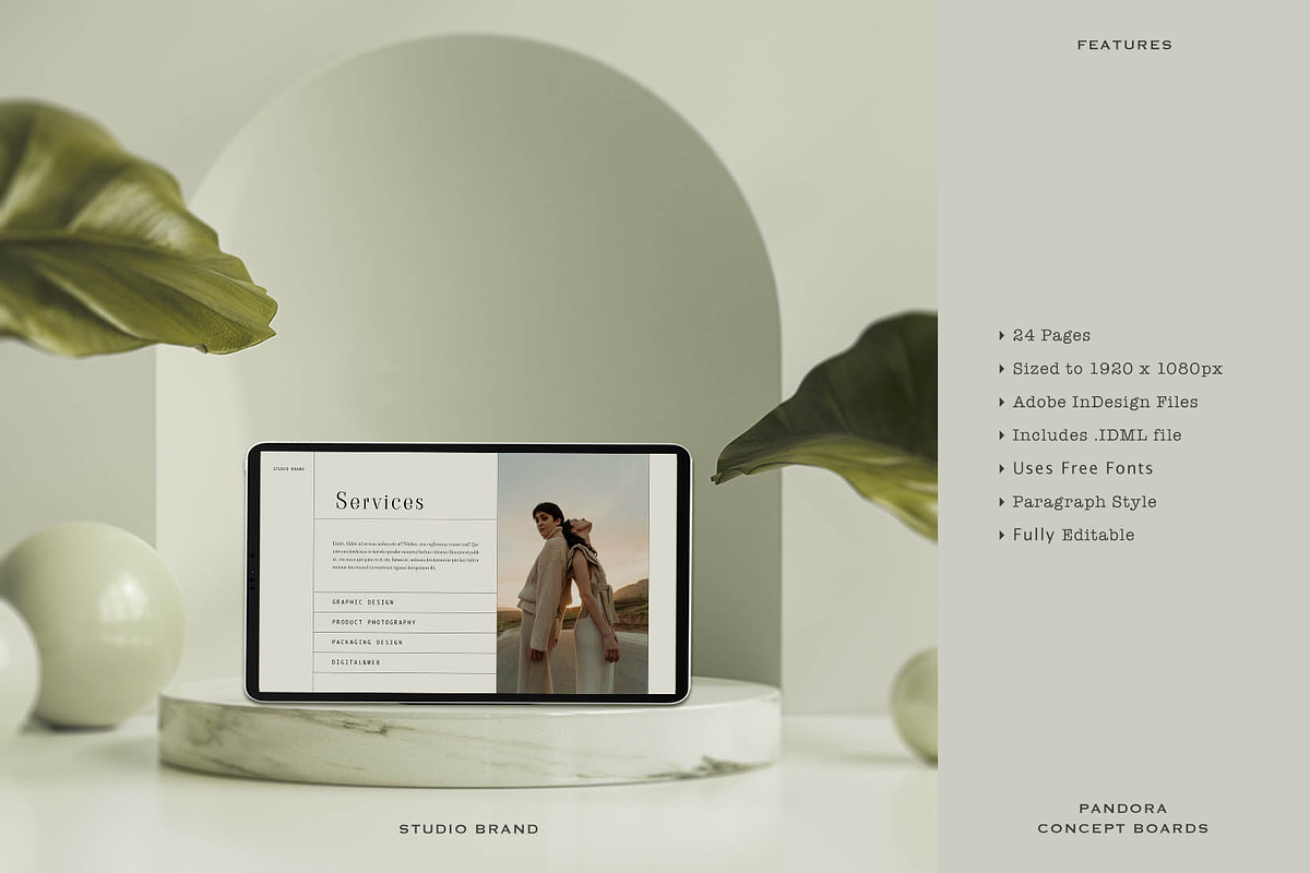 PANDORA I Concept Boards I Canva, a Magazine Template by Studio Brand