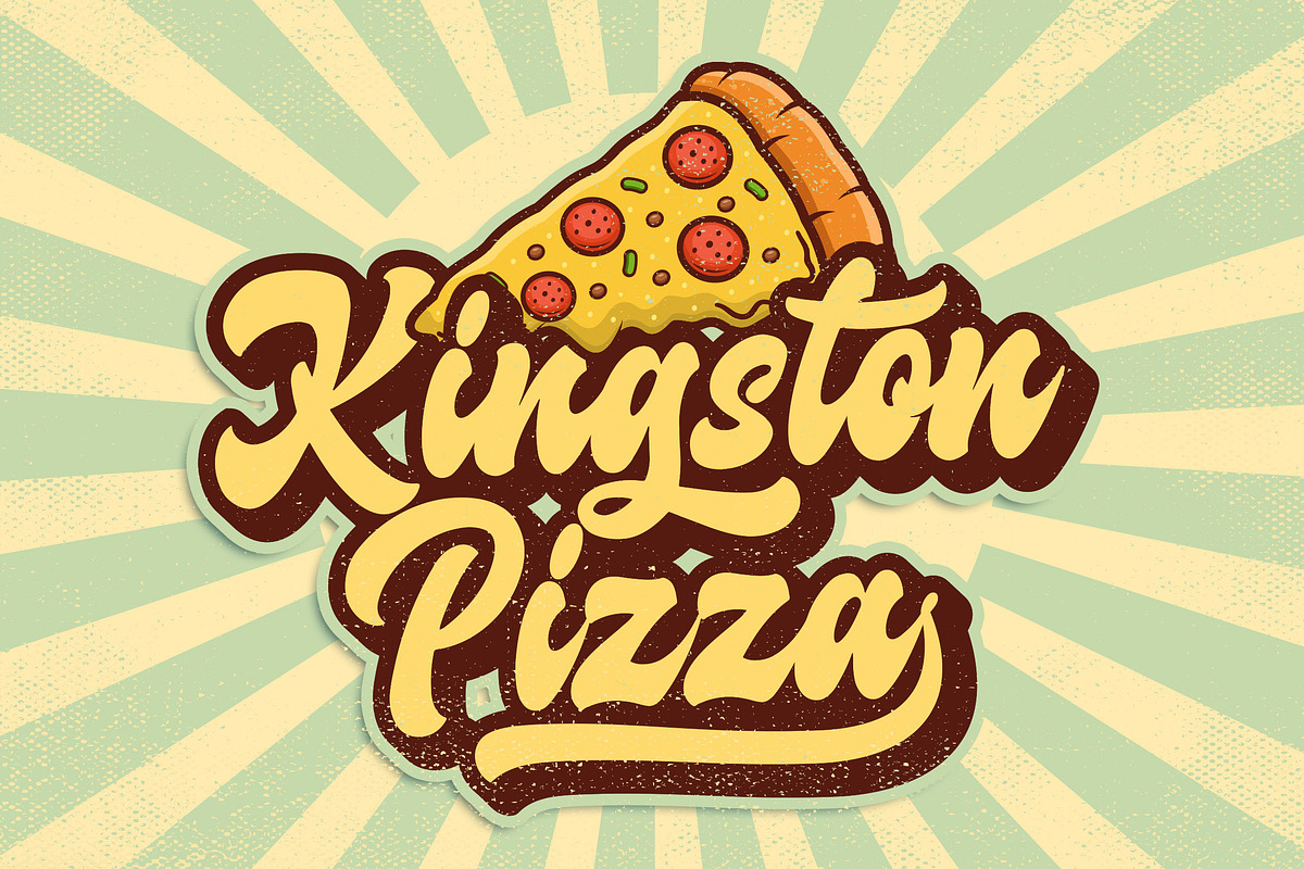 Boldy Skyline a Retro Script Font, a Script Font by Blankids Studio