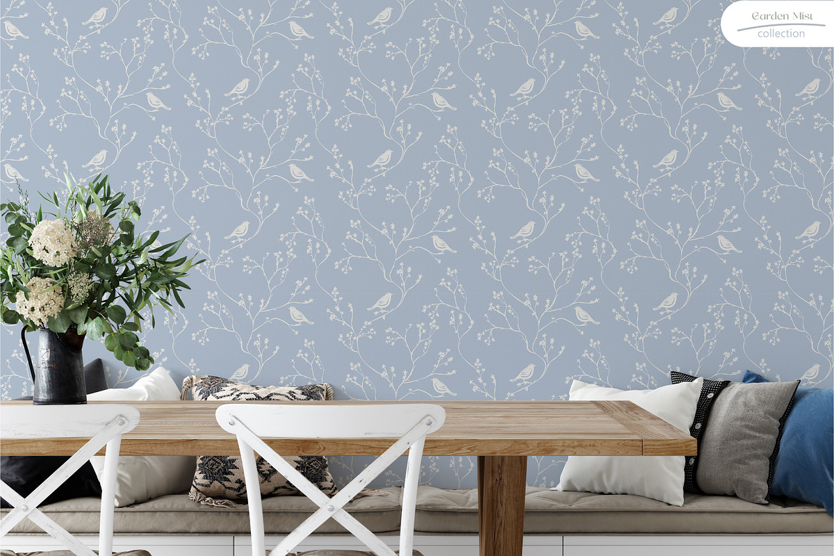 Garden Mist - Seamless Patterns, a Pattern Graphic by Milky April ...