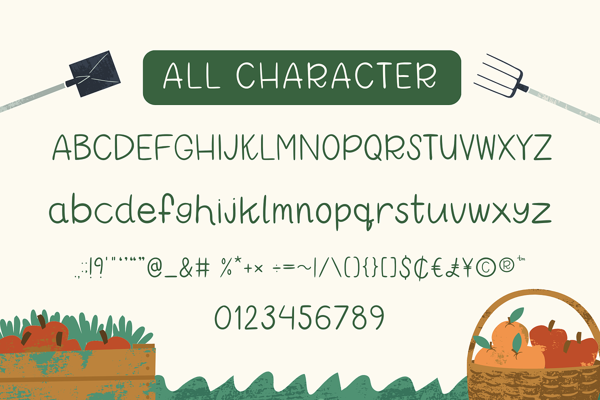 Garden A Handwriting Font, a Handwritten Font by Kanink Studio