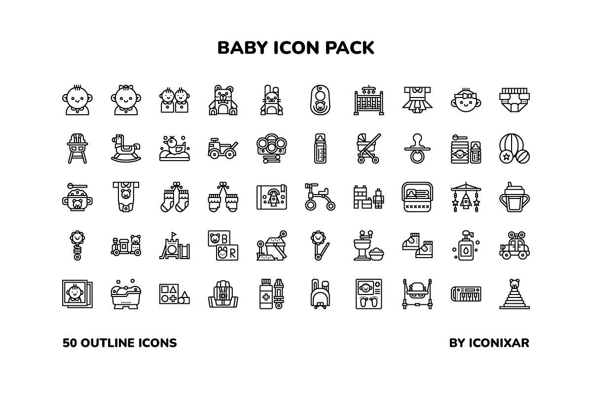 Baby Icon Pack by Iconixar
