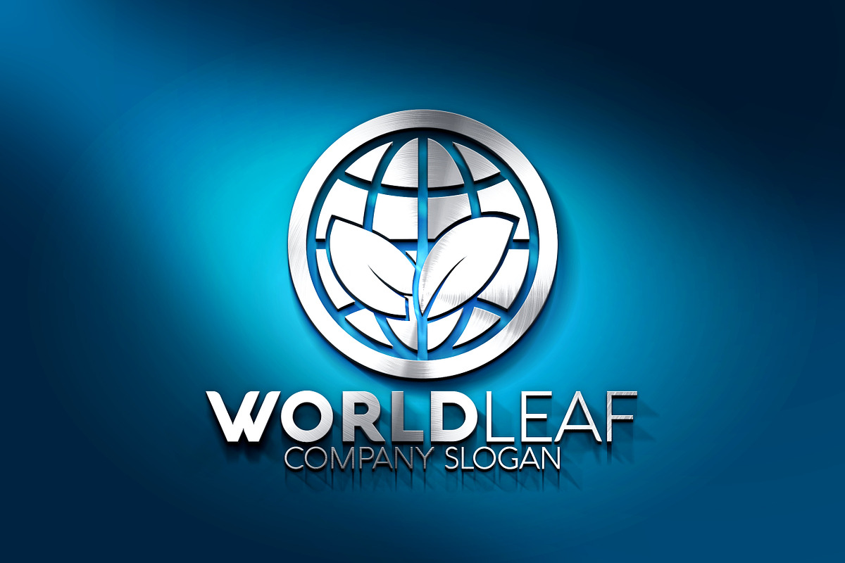 World Leaf Logo, a Branding & Logo Template by essegraphic