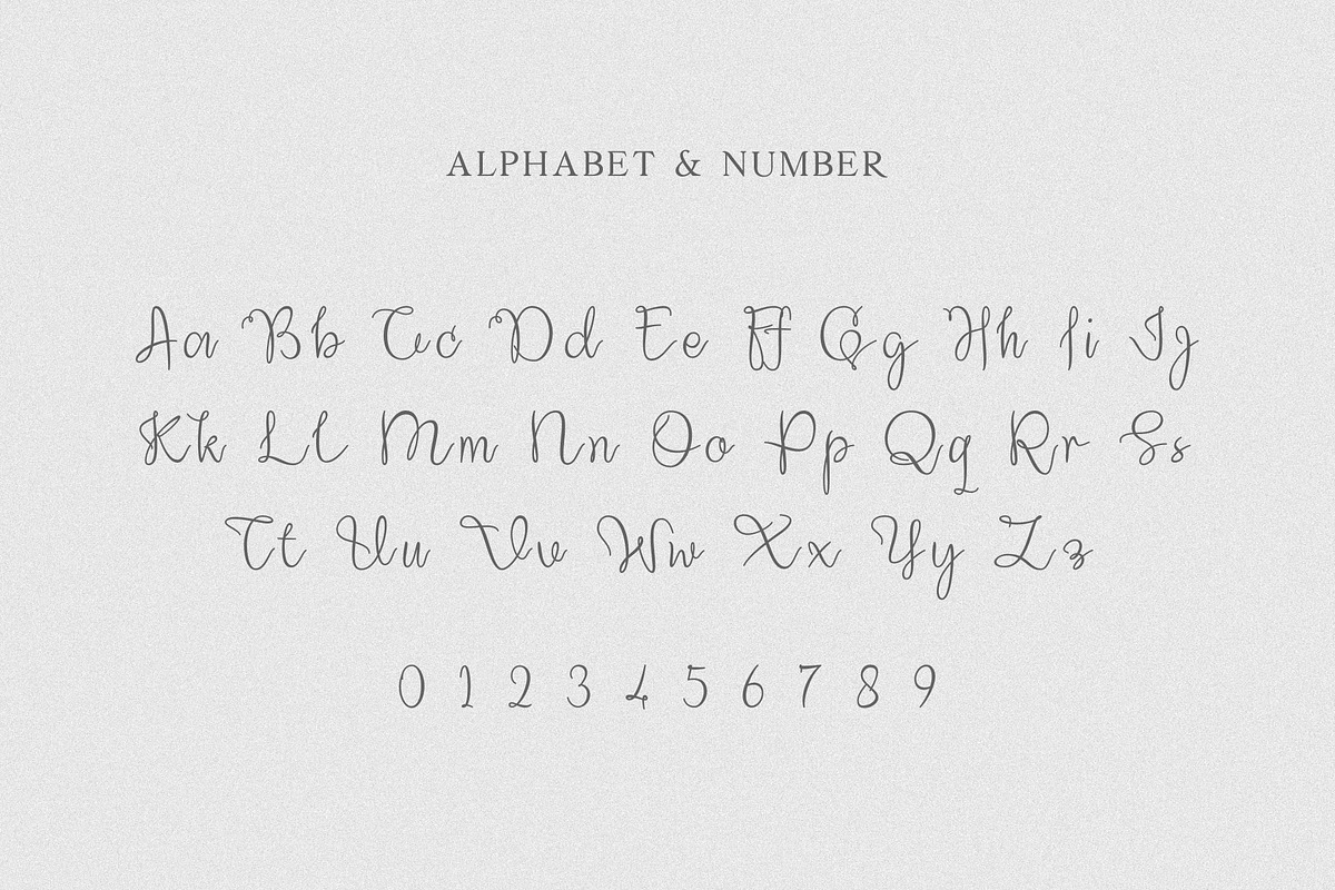 BeCharm Handwritten Script Font, a Script Font by Attractype