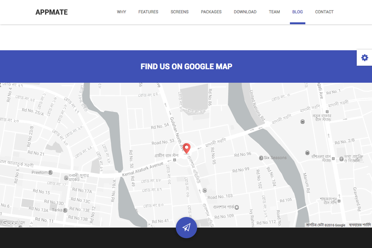 Material Design App Landing Template, a Bootstrap Template by Codetic