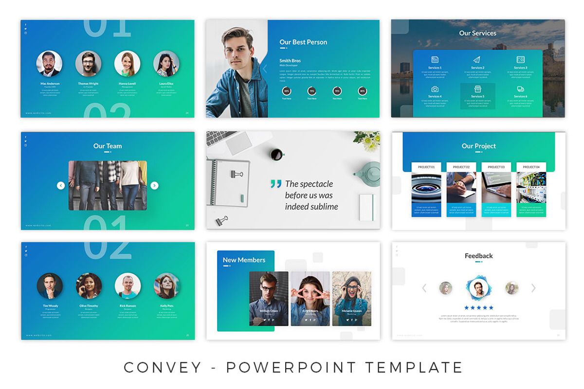 Convey - Presentation Template, a Presentation Template by RRGraph