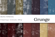 Grunge Digital Papers, a Texture Graphic by BonaDesigns