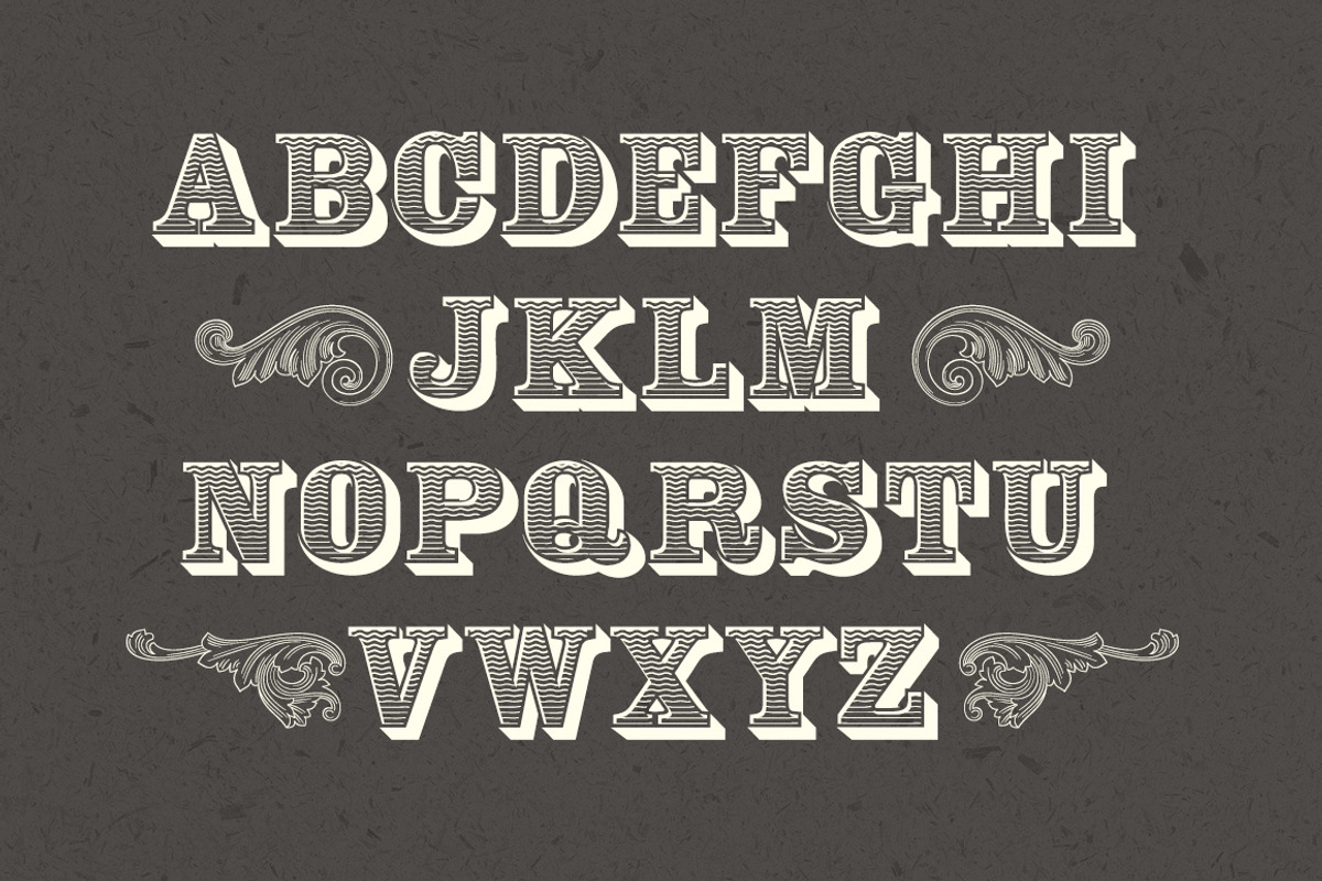 Engraver Font, a Sans Serif Font by alphadesign