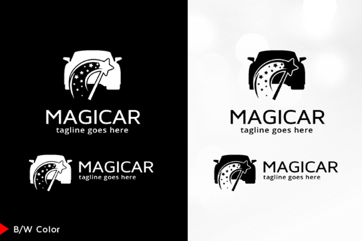 Magic Car Logo Template Design, a Branding & Logo Template by gunaonedesign