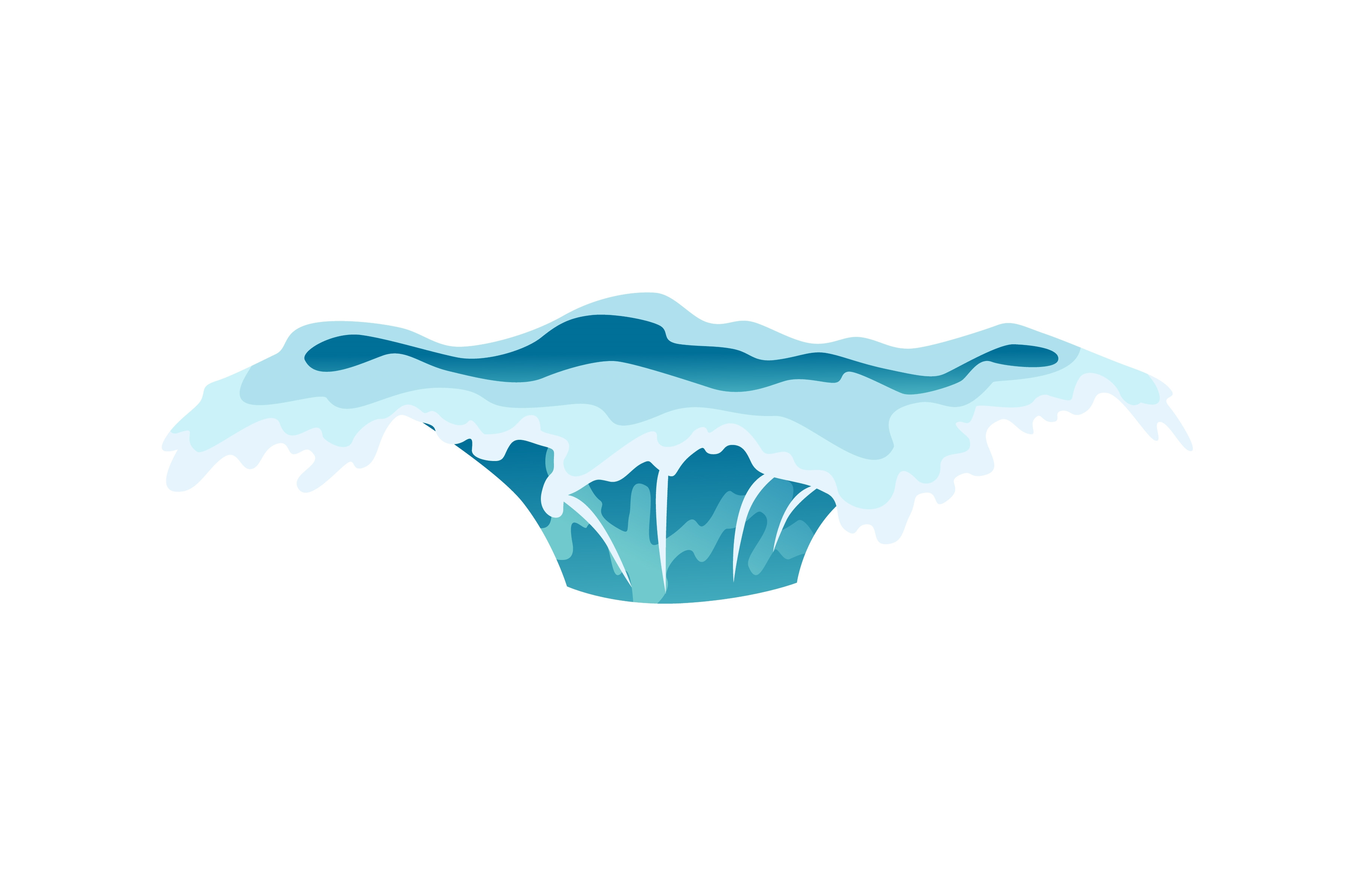 Water splash animation. Dripping, an Illustration by the8monkey