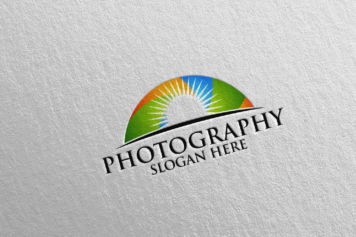 Sunrise Camera Photography Logo 97 | Branding & Logo Templates ...