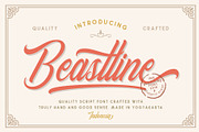 Beastline Script, a Script Font by ngene | Creative Market